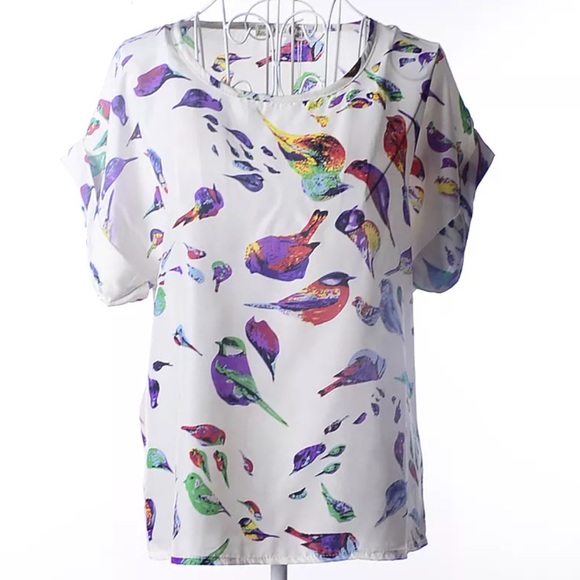 Tops | Painted Birds Plus Size Blouse | Poshmark